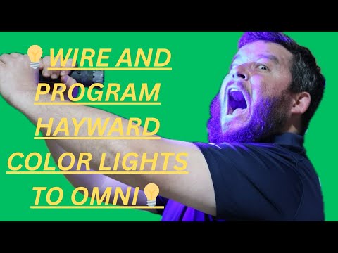 How to wire and program low voltage Pool lights to OmnPL (Hayward)