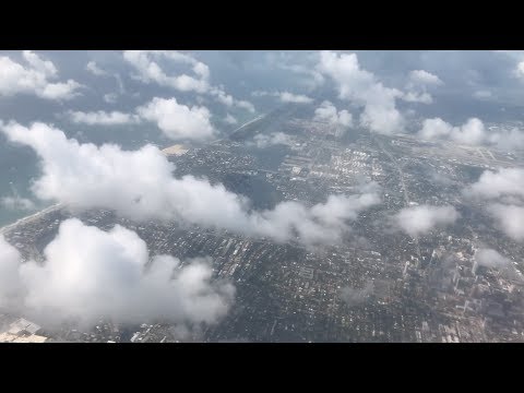 Fort Lauderdale, Florida - Landing at Fort Lauderdale-Hollywood International Airport HD (2017)