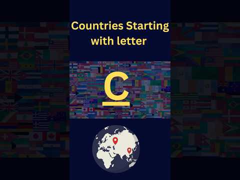 countries starting with letter c #shorts #country #countries #learn
