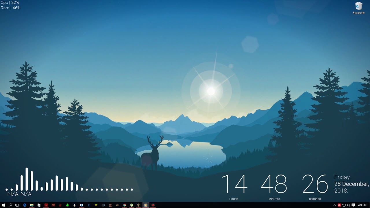Wallpaper Engine - Firewatch Day/Night Cycle