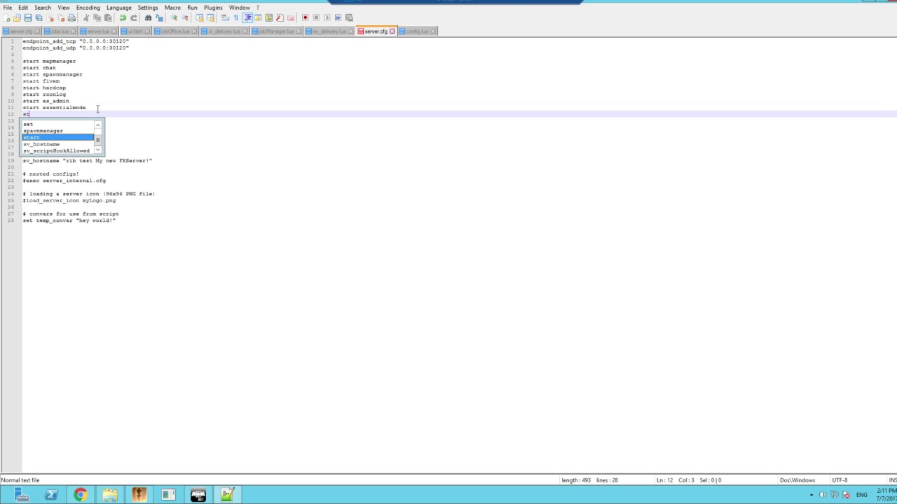 How to setup fxserver + essentialmode4 + es_rp - Server Tutorials - Cfx.re Community
