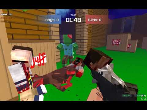 Pixel Zombie Suvival Toonfare || walk through best crazy games