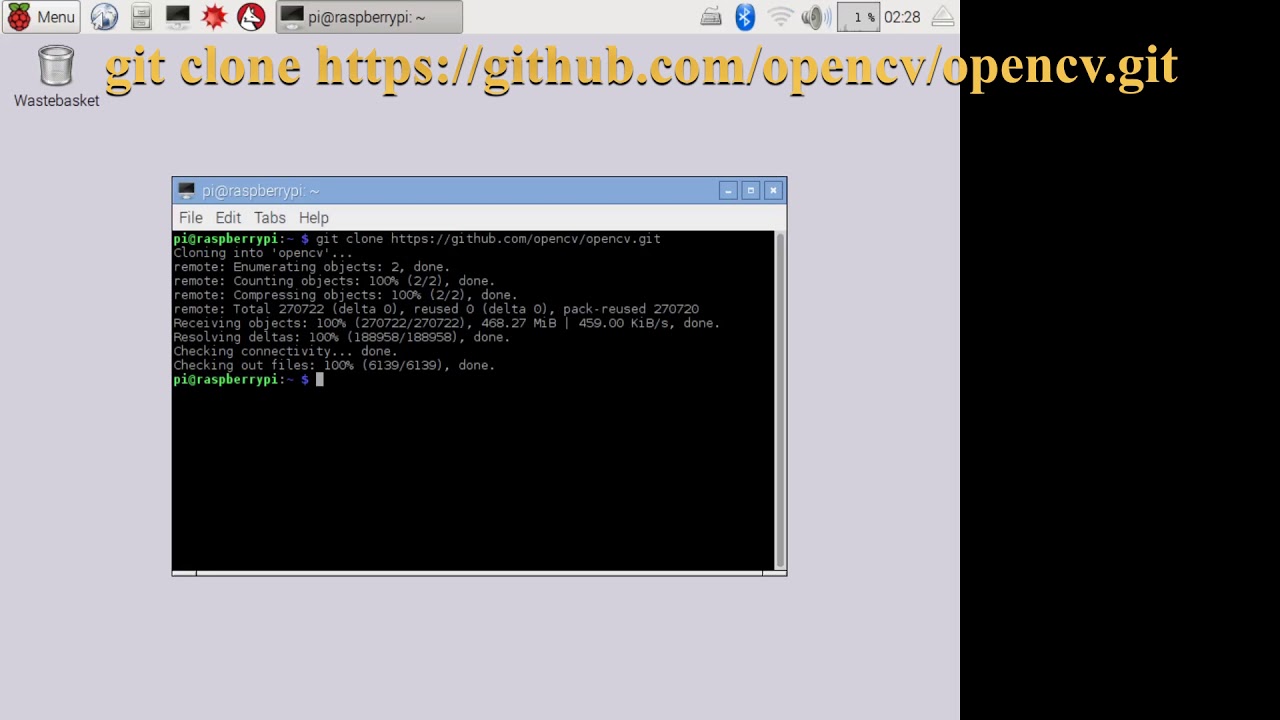 從GitHub複製OpenCV