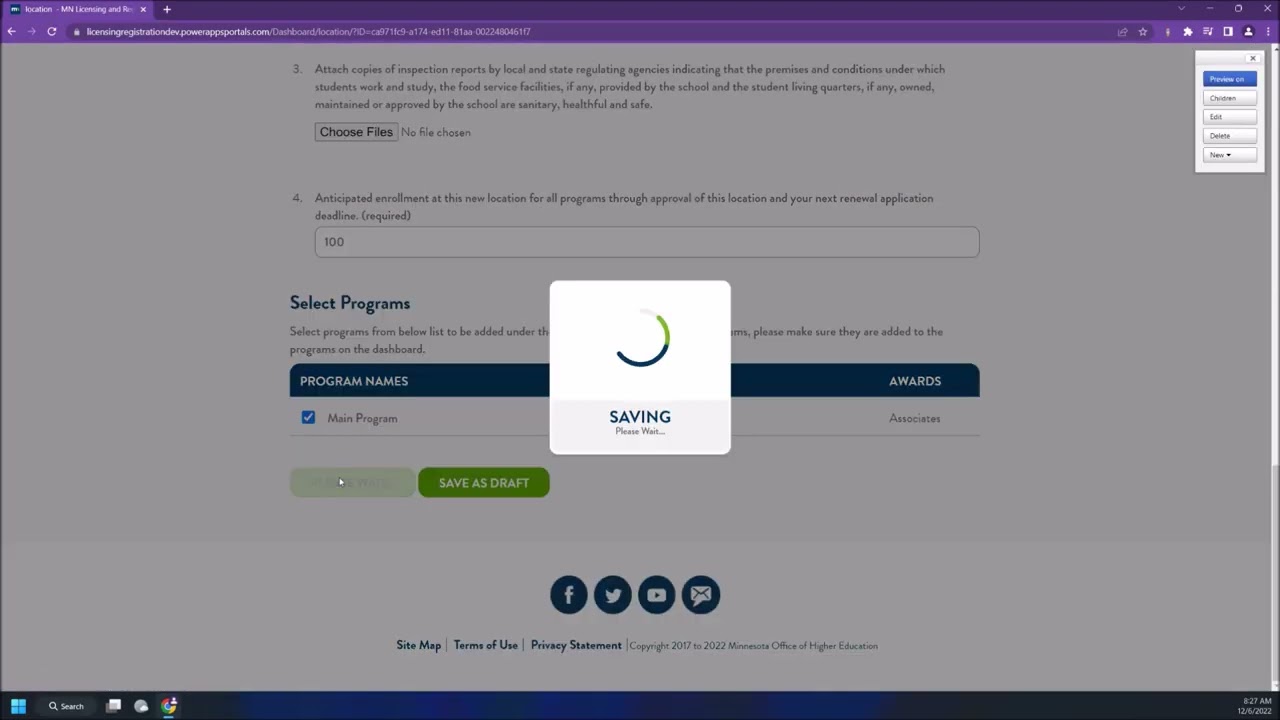 Registration Portal: Editing Records Walkthrough