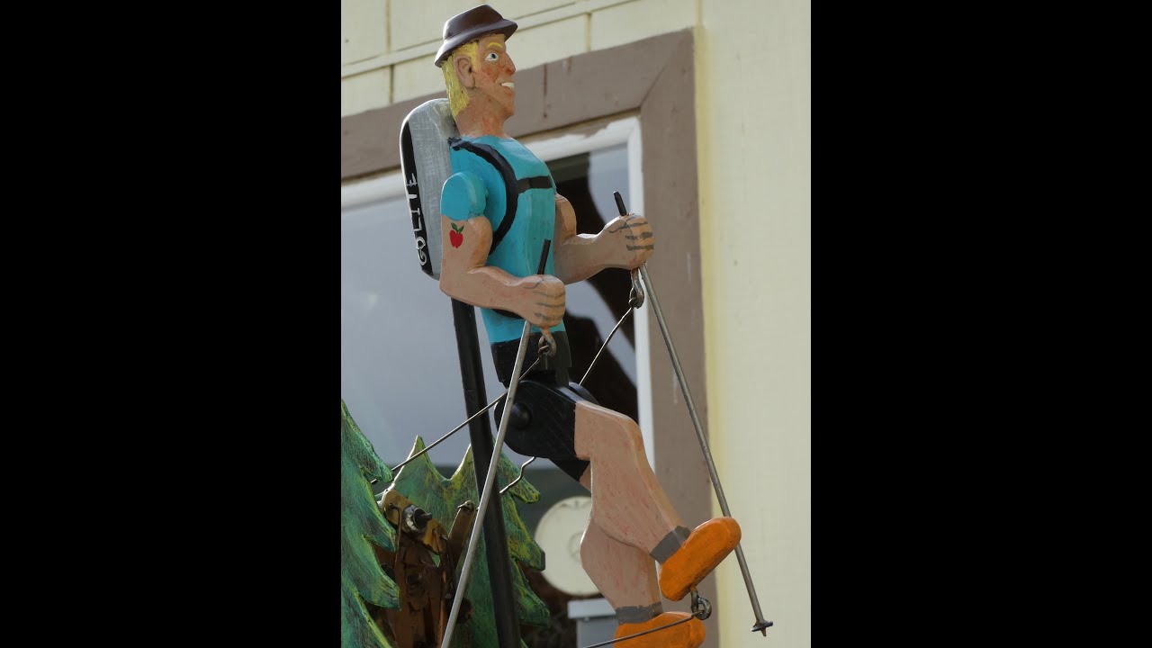 Hiker Whirligig all geared up! 4/14/24 #whirligigs #thru-hiking #PCT