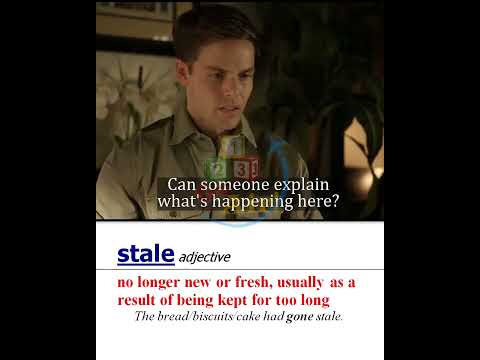 Stale - Meaning, Pronunciation, Usage | Learn English with TV Shows & Movies