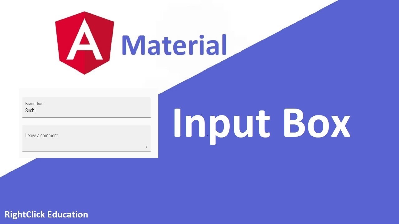 Angular material Input | Angular Material tutorial 8
