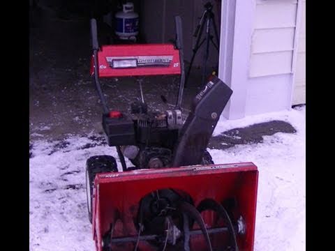 A Parts Snowblower & What is Wrong With It
