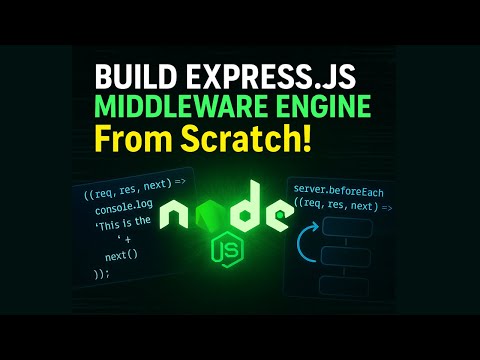 102. Build Middleware Support in Your Node.js Framework (Like Express) + Why Recursion Matters