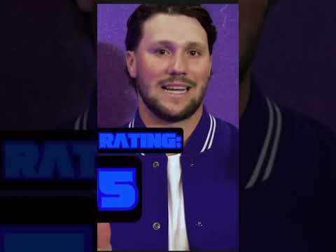 Josh Allen predicts his madden 24 overall