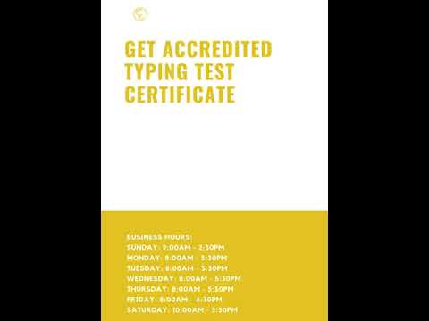 Get Accredited Typing Test Certificate – American Standard Typing ...