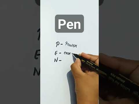 full form of Pen #pen #fullform #subscribe #trending #shorts #short #like #generalknowledge #english