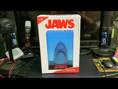 Jaws Movie Poster 3-D Replica Unboxing!!!