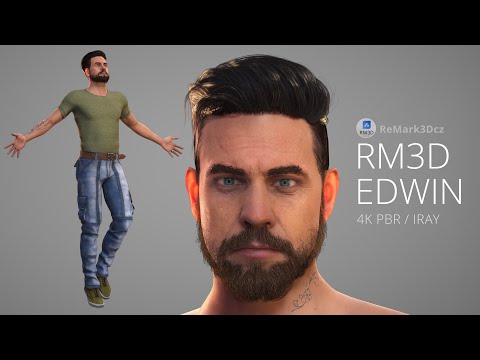 RM3D Edwin - Character Creator/Actor - Reallusion Content Store