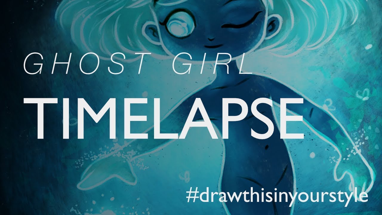 Digital Painting Timelapse | Ghost Girl