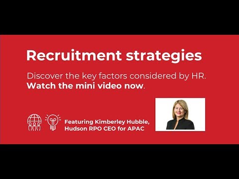Recruitment strategy model selection