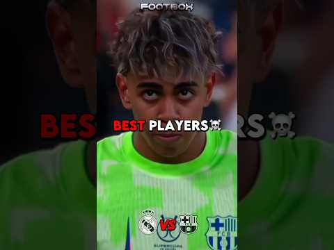 Barca vs Real Players🤨🔥 (Good vs Great vs Best Players) (+1M)