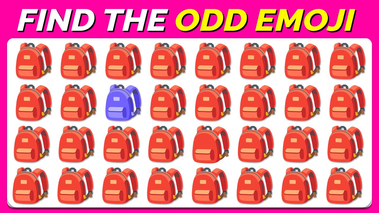 FIND THE ODD EMOJI OUT🕵️‍♂️🔍 | Ultimate Emoji Puzzle Showdown 2024 | Part 4