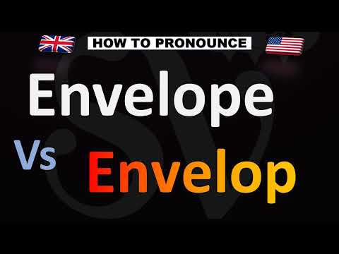 How to Pronounce Envelope VS. Envelop?
