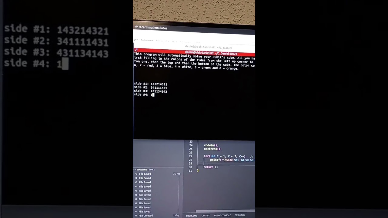 Solve your Rubik's Cube using THIS AI! 🎲 #shorts #programming  #jokes #github #c