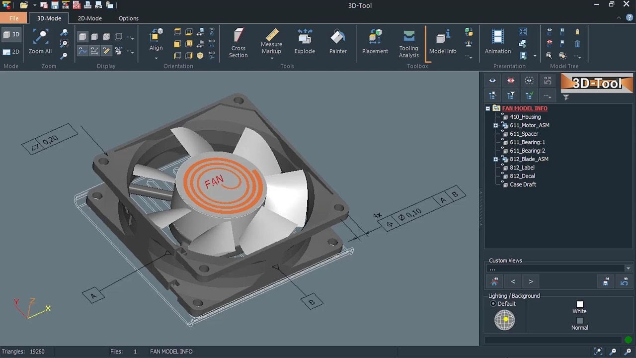 Model Info - 3D-Tool Tutorial