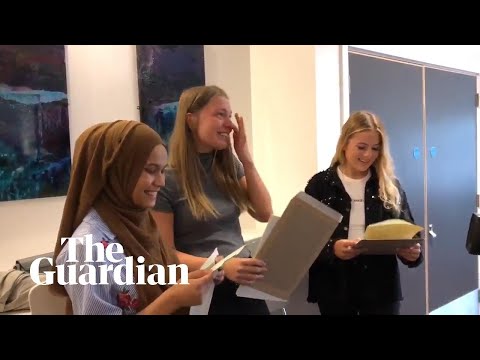 'Job's a good'un, then': Manchester students open their A-level results