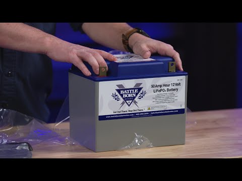 Unboxing the Battle Born Batteries 50Ah 12V Group 24 LiFePO4 Deep Cycle Battery
