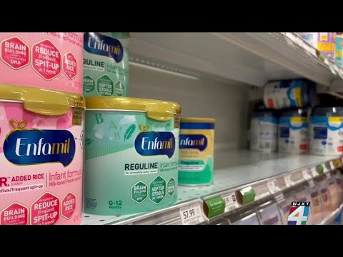 Jacksonville-area parents face worsening baby formula shortage