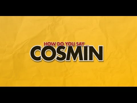 How do you say Cosmin?