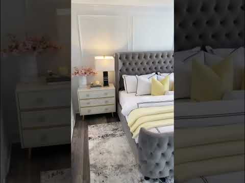 Trying #yellow accents for the first time and I LIKE it! #spring #bedroom #homedecor #shorts 💛⭐️