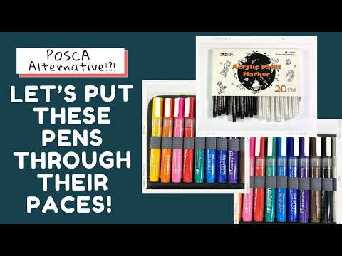 Cheap POSCA Alternative!?! ZSCM Paint Pen Review