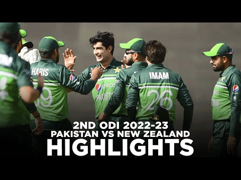 Full Highlights | Pakistan vs New Zealand | 2nd ODI, 2022-23 | PCB | M3L1A