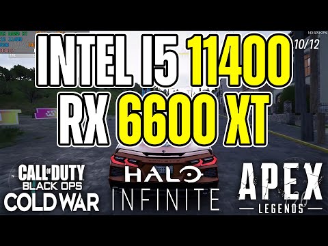RX 6600XT + i5 11400 | Medium/High 1080P | Test in 4 Games