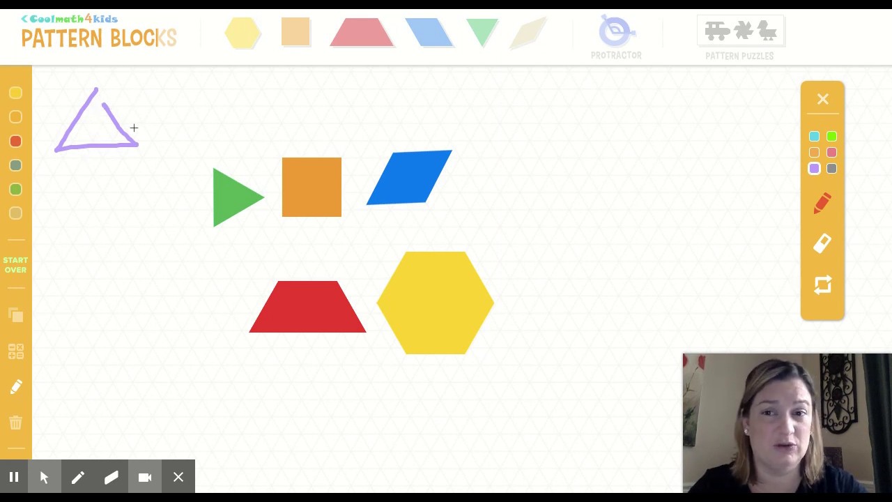 Week 10: Pattern Blocks | Manipulatives | Coolmath4Kids