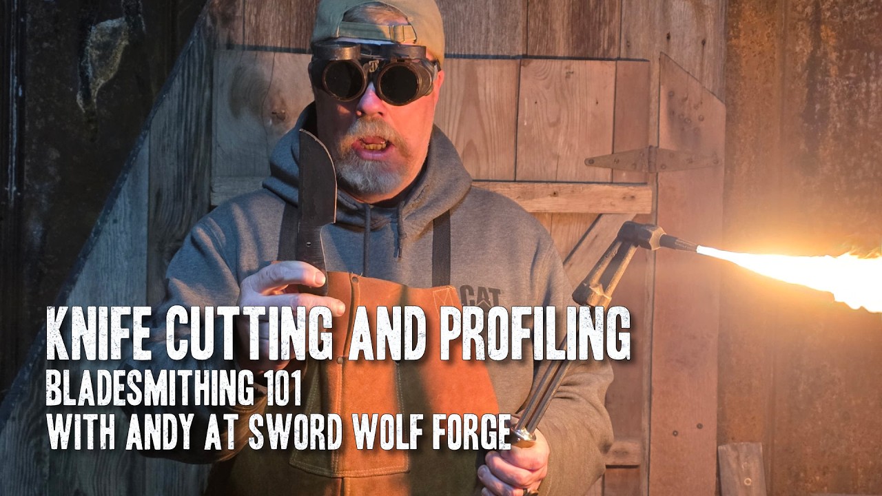 Bladesmithing 101 (Episode 4): Cutting, Shaping & Drilling Your First Knife