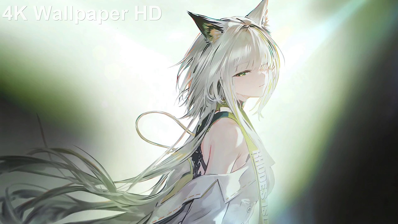 Kal’tsit Calm Aesthetic 🖤✨👁️ | Anime Live Wallpaper 4K Ultra HD