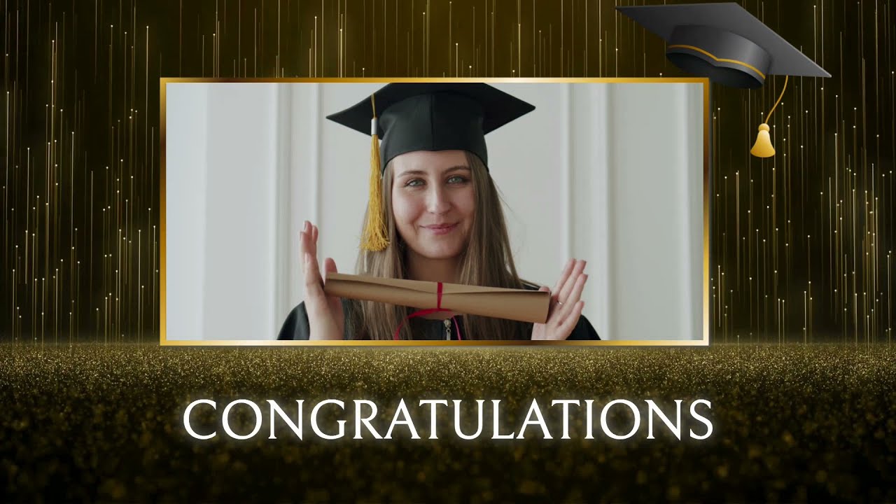 Free Graduation Congratulation Video Template (Customizable) - FlexClip