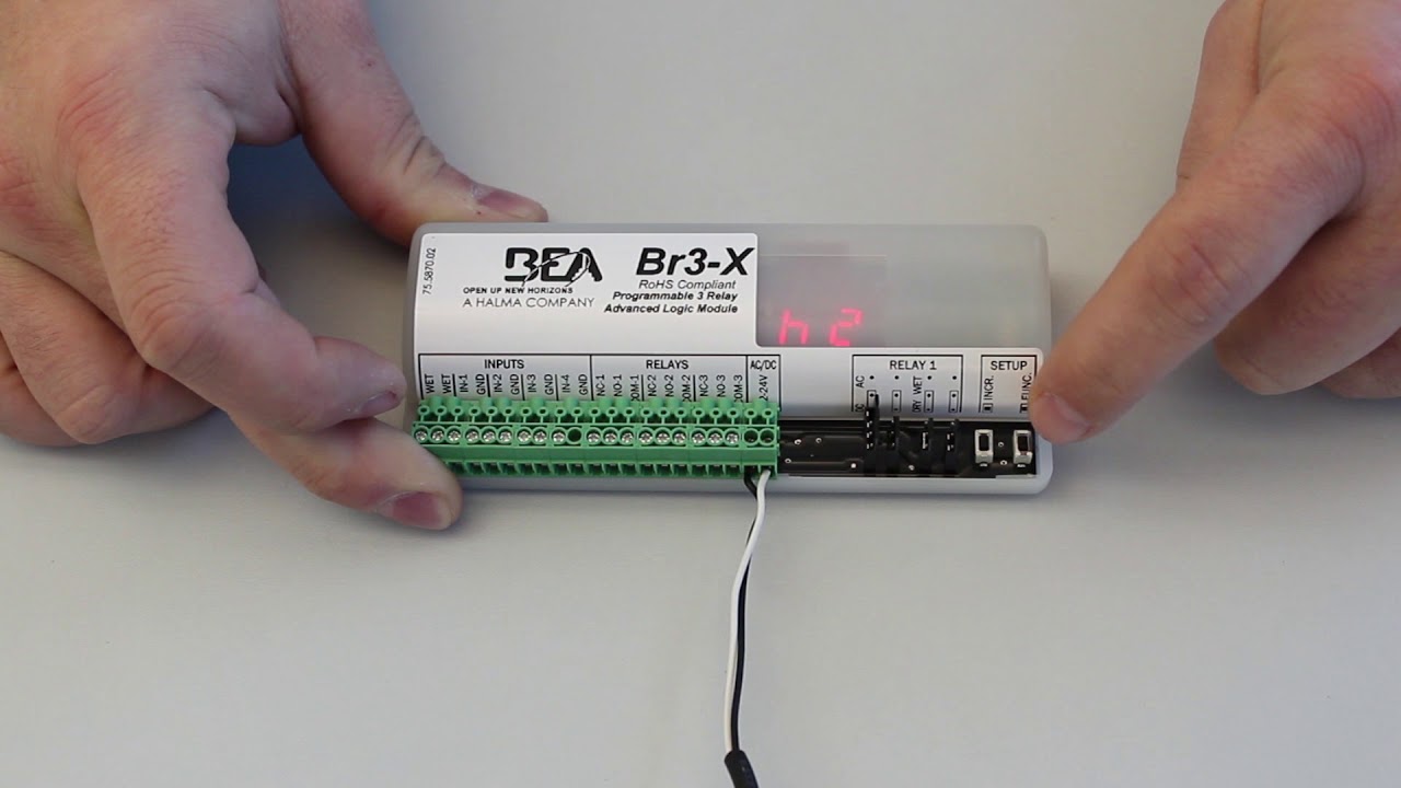 Br3-X Logic Module - Programming Function 22