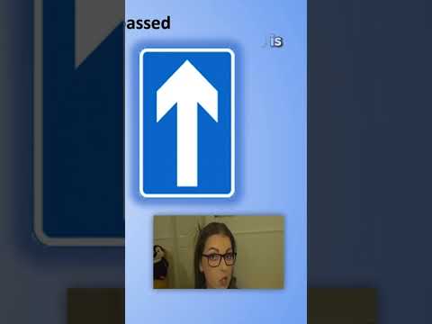 Understanding One Way Traffic Signs #ukdrivingtest #driving