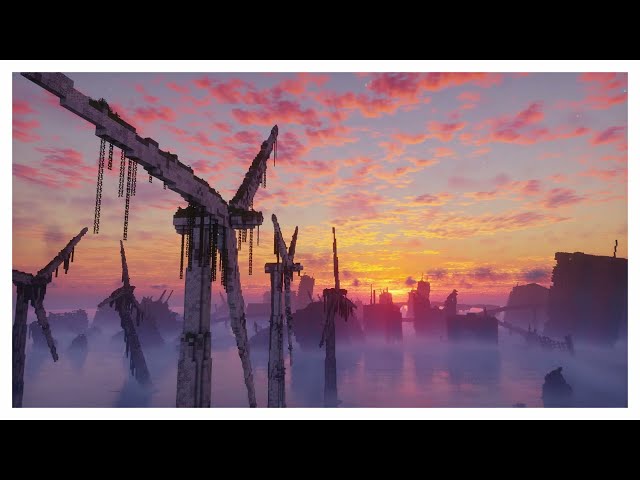 [Tideworn] - Abandoned Flooded City, 8 sqkm Hard Survival Map (1.20 & 1.21+) Minecraft Map