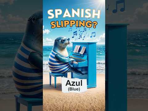 Spanish Word of the Day Memory Hack #spanishforbeginners #spanishcolors