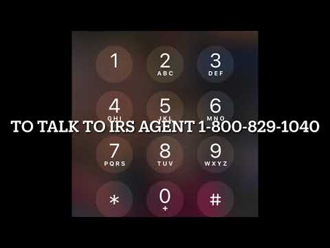 How To Talk To An IRS Agent On The Phone | 1-800-829-1040