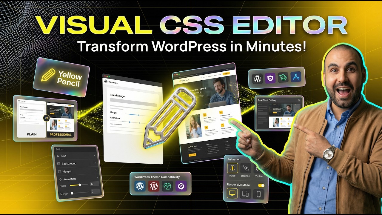 YellowPencil Plugin Lets You Edit WordPress Visually in Minutes