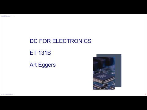 ET 131B DC for Electronics Chapter 1 Part 3: Engineering Notation and Metric Prefixes
