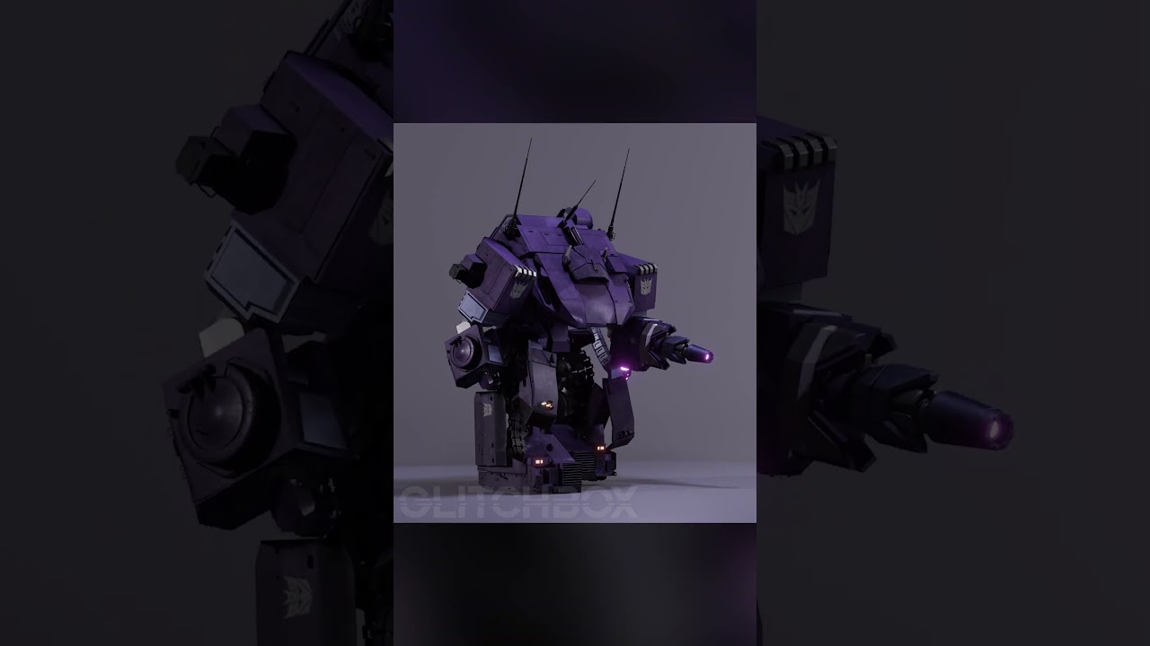 Shockwave Transformation | 3D Animation  #transformers  #animation