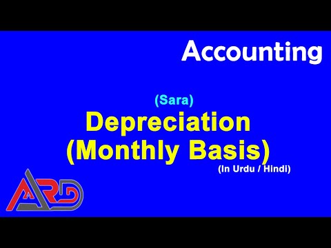 Depreciation - Prorata Basis - Sarah | Urdu / Hindi