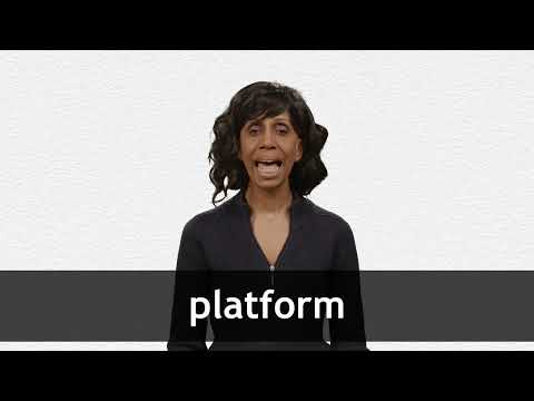 PLATFORM definición y significado | Diccionario Inglés Collins