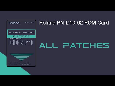Roland PN D10-02 Sound Library Expansion Card | Reverb