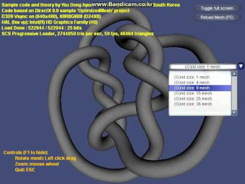 Vertex Progressive Mesh Sample
