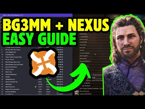 How to Use BG3MM for NEXUS MODS Baldur's Gate 3 Mod Manager Patch 7